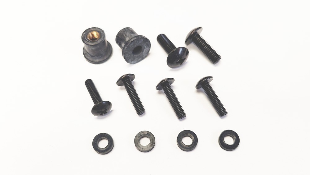 PowerMadd > XP > K8304 - Ski Doo Rev XP X-Tall Windshield Hardware ...